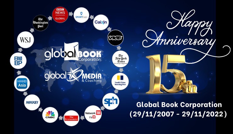 Global Book Corporation marks its 15th anniversary with five noteworthy ...